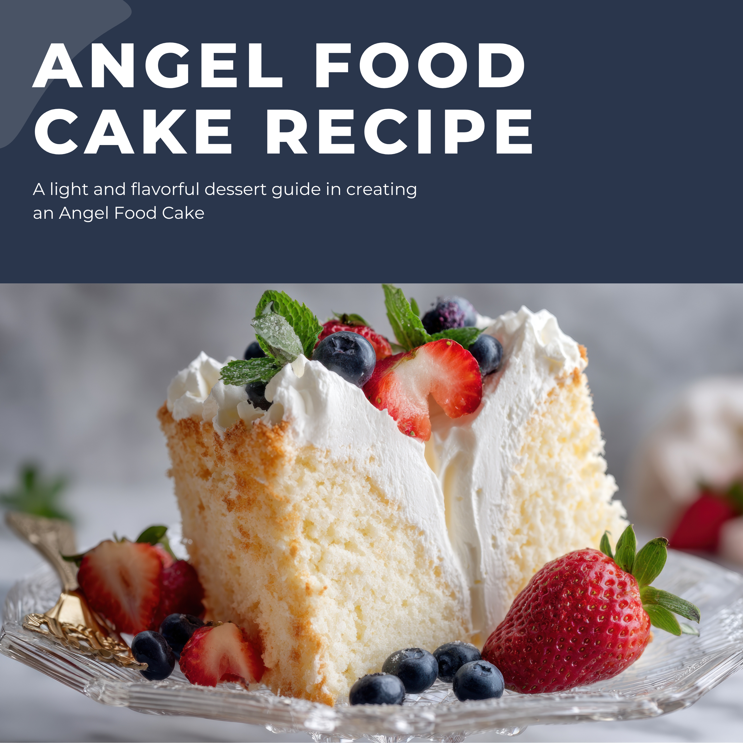 Easy Strawberry Angel Food Cake Recipe by OOOFlavors