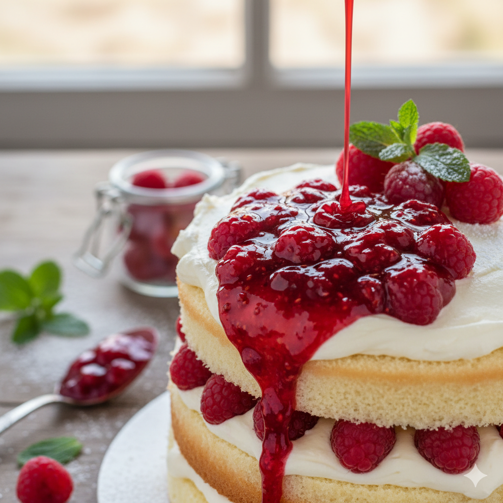 Homemade Raspberry Cake Filling Recipe Step by Step Guide