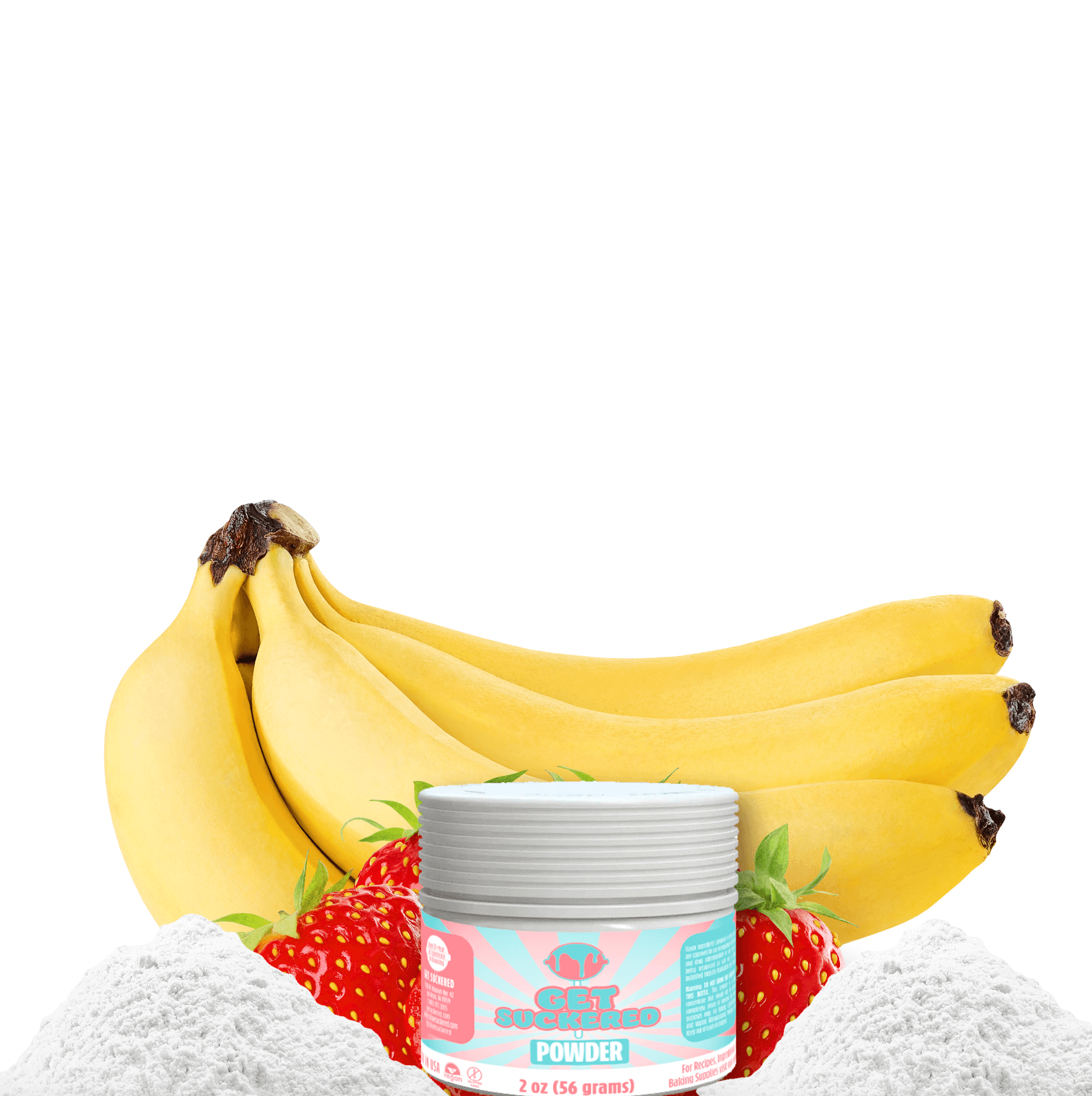 Strawberry Banana Flavored Powder