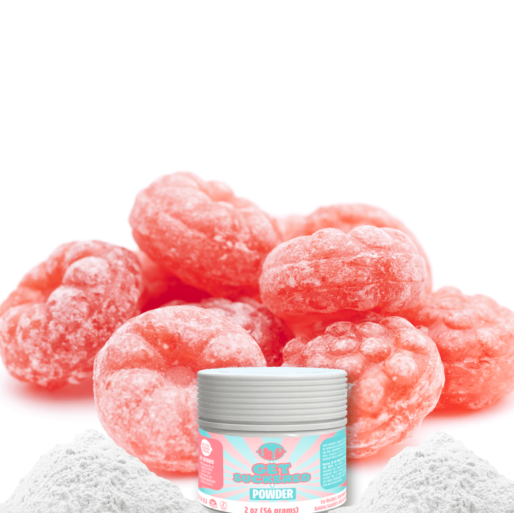 Strawberry (Sour) Flavored Powder